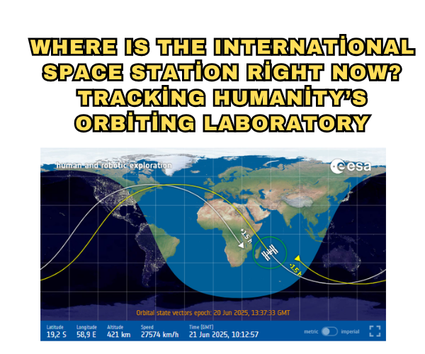 Where Is the International Space Station Right Now? Tracking Humanity’s ...