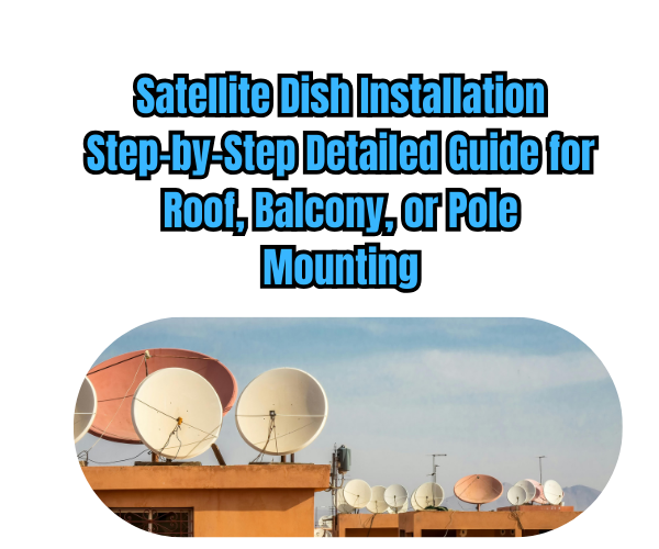 Satellite Dish Installation Step-by-Step Detailed Guide for Roof ...