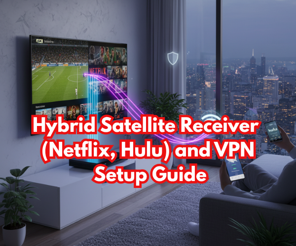 Hybrid Satellite Receiver (Netflix, Hulu) and VPN Setup Guide ...
