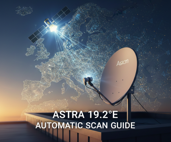 HOW TO PERFORM AN AUTOMATIC CHANNEL SEARCH ON ASTRA 19.2°E - Satellite ...