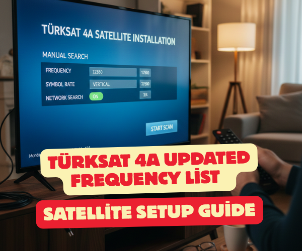 Türksat 4A Updated Frequency List and Satellite Setup Guide - Satellite ...