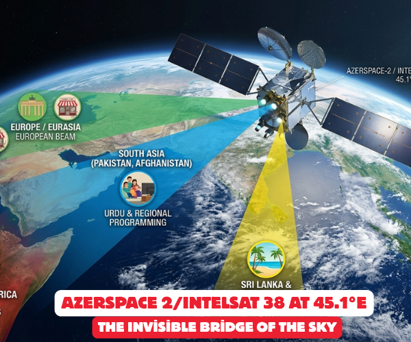 Azerspace 2/Intelsat 38 at 45.1°E The Invisible Bridge of the Sky ...